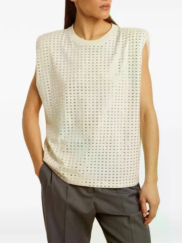 GOLDEN GOOSE Crystal-embellished Top