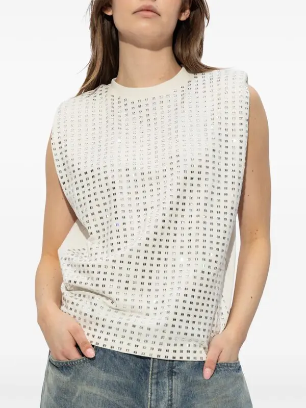 GOLDEN GOOSE Crystal-embellished Top