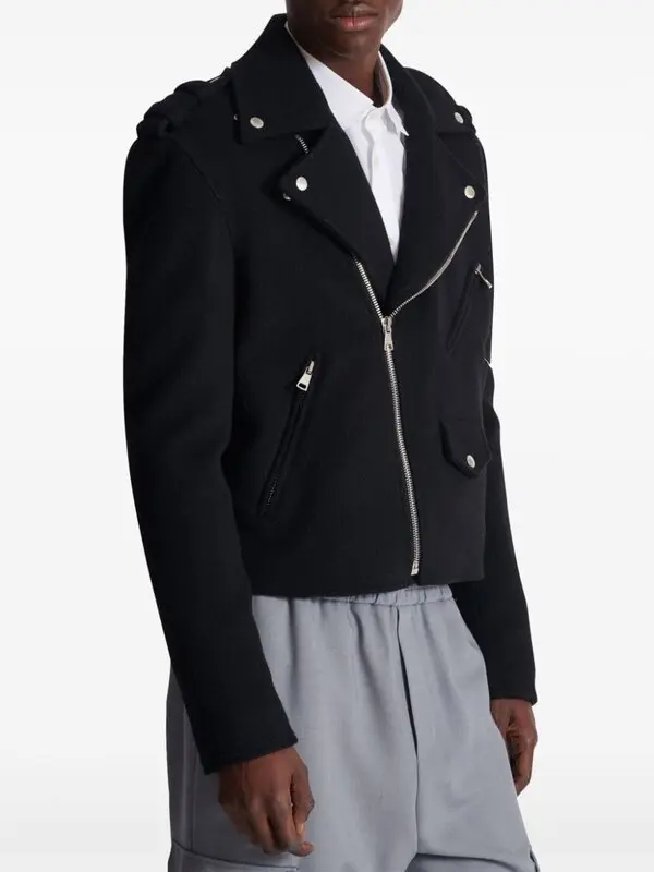 Balmain Brushed Biker Jacket