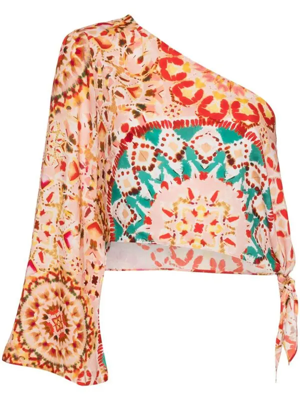 Ba&sh Lucia Asymmetric Top - Pink