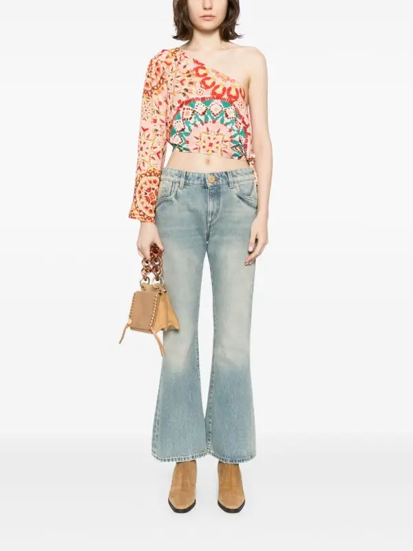 Ba&sh Lucia Asymmetric Top - Pink
