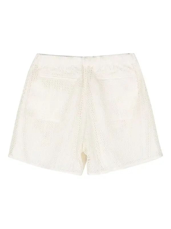 JIL SANDER Mesh Cotton Shorts