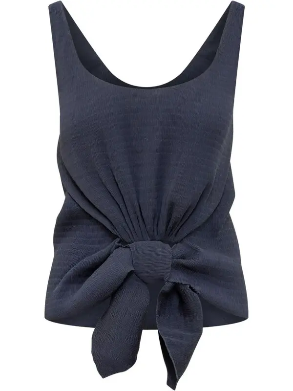 JW Anderson Knot-detail Plissé Top