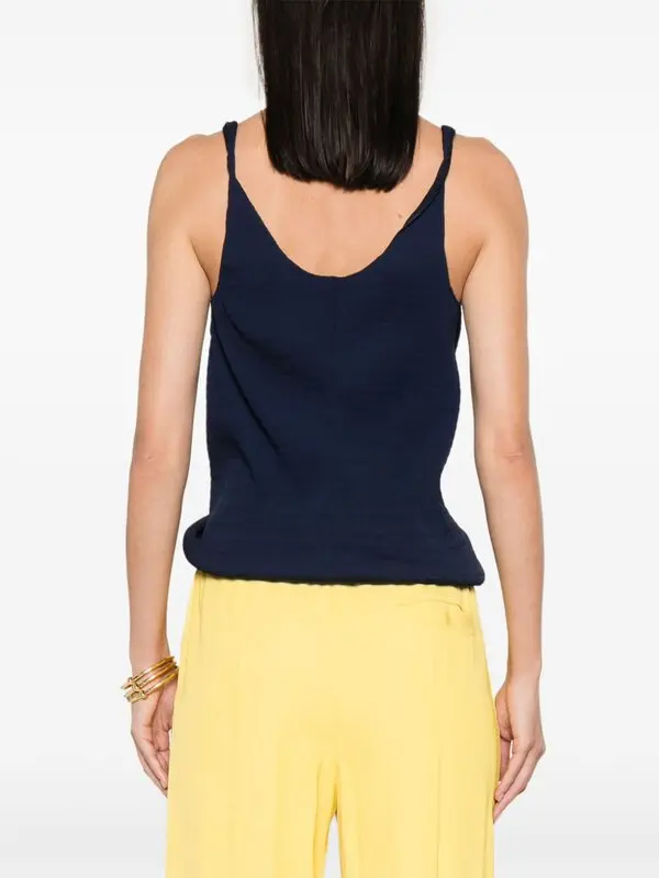 JW Anderson Knot-detail Plissé Top