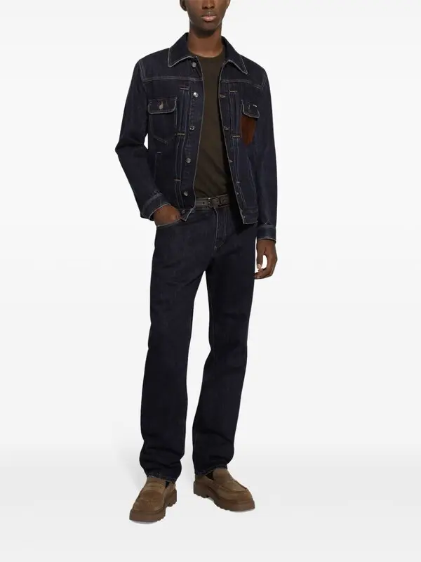 Dolce & Gabbana Mid-rise Straight-leg Jeans - Blue