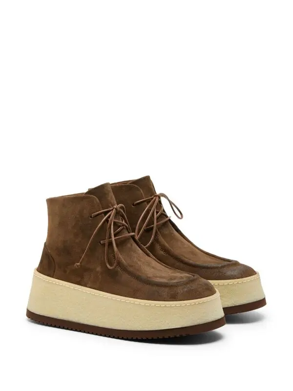 Marsèll Parapana Suede Boots - Brown