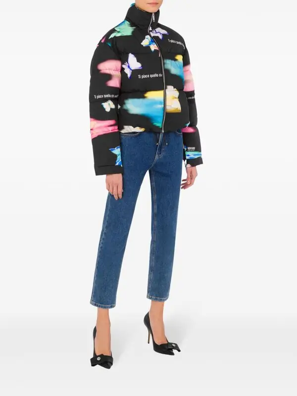 Moschino Graphic-print Puffer Jacket