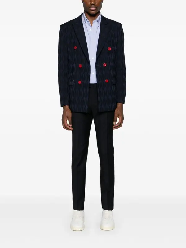 Incotex Tapered Tailored Trousers - Blue