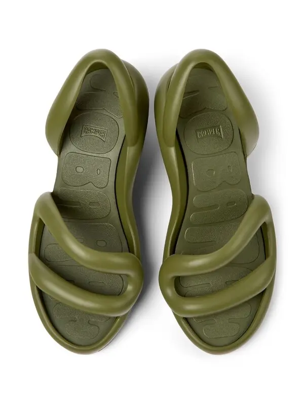 Camper Kobarah 76mm Slingback Sandals - Green