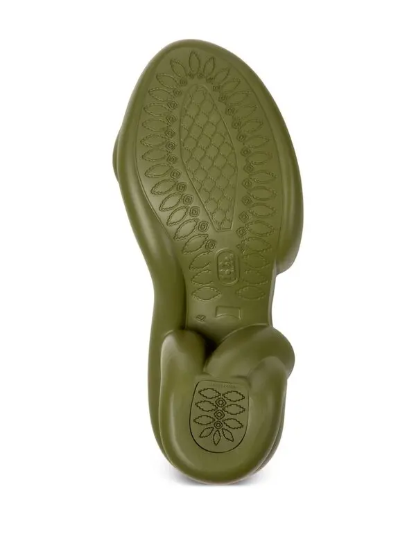 Camper Kobarah 76mm Slingback Sandals - Green