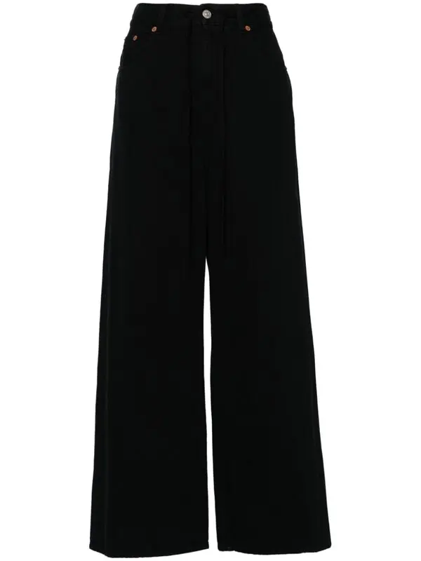 MAISON MARGIELA Wide-leg Cotton Denim Trousers