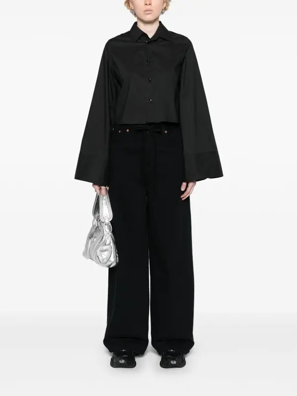 MAISON MARGIELA Wide-leg Cotton Denim Trousers
