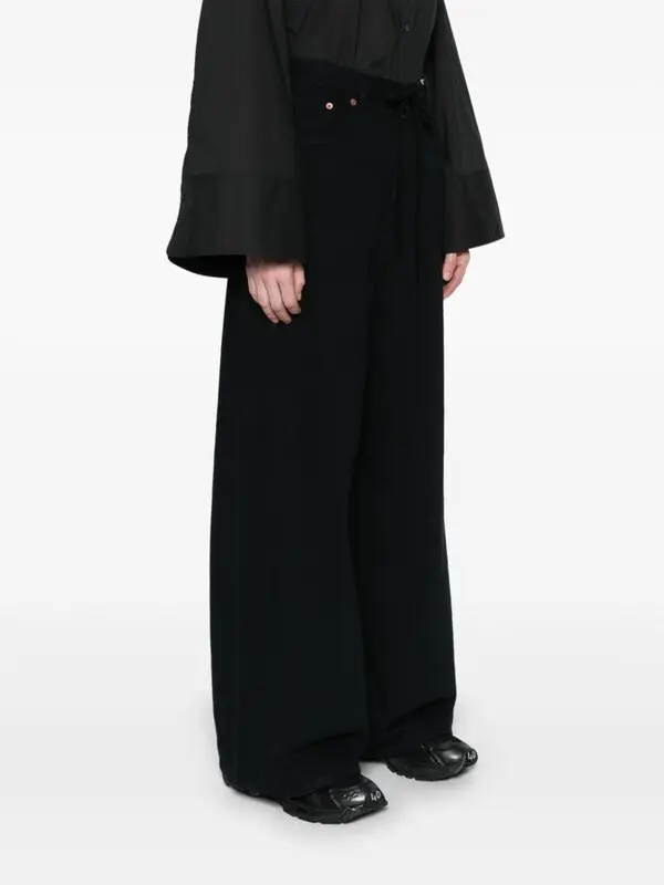 MAISON MARGIELA Wide-leg Cotton Denim Trousers
