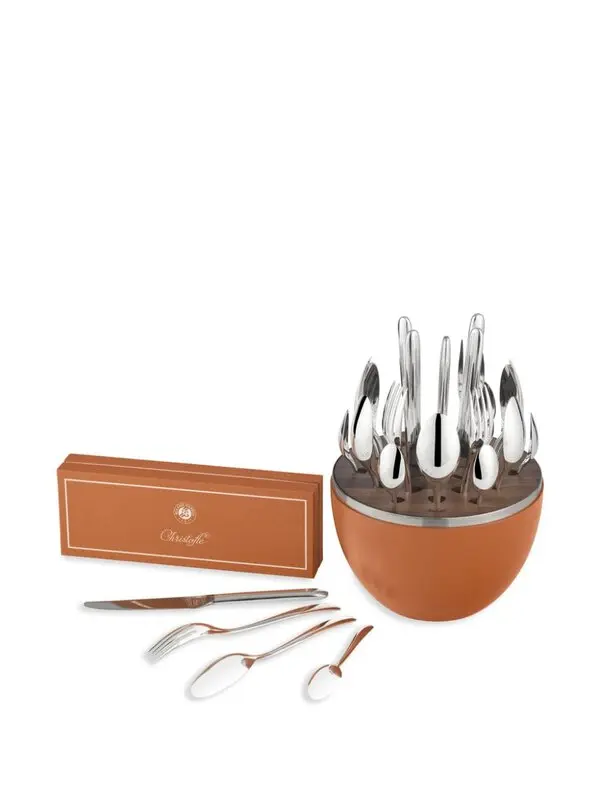 Christofle Mood Roland Garros 24-piece Flatware Set