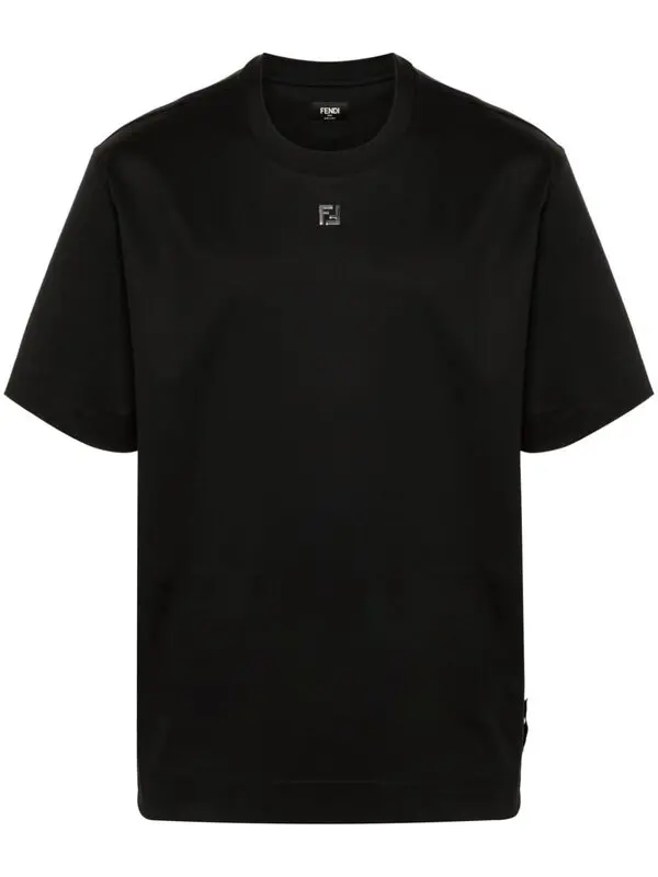 Fendi クロップドtシャツブラック Amazon | [フェンディ] Tシャツ トップス クロップド丈 ロゴ