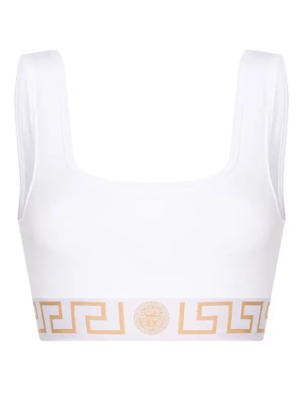 Versace Medusa Head Cropped Top