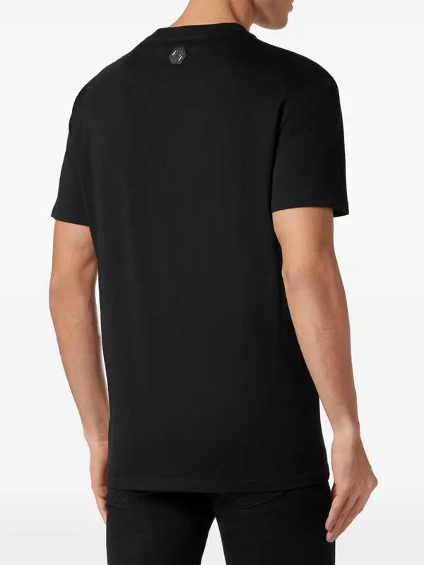 Philipp Plein Logo-panel Zip-detail T-shirt