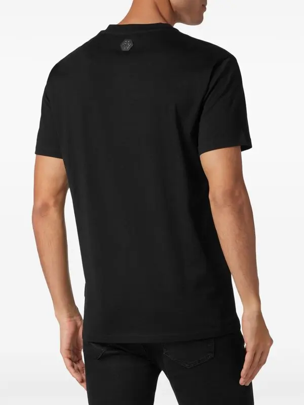 Philipp Plein Logo-print Cotton T-shirt - Black