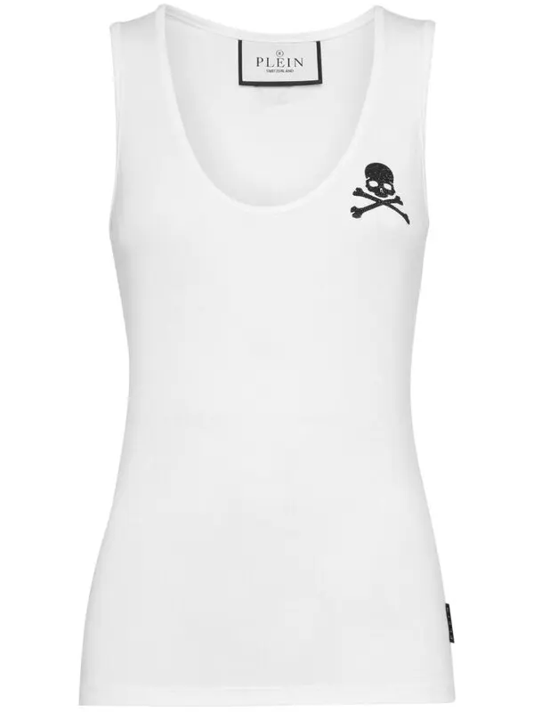 Philipp Plein Crystal-embellished Tank Top