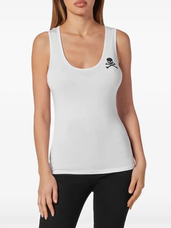 Philipp Plein Crystal-embellished Tank Top