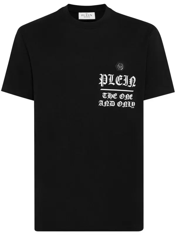 Philipp Plein Graphic-print Cotton T-shirt - Black