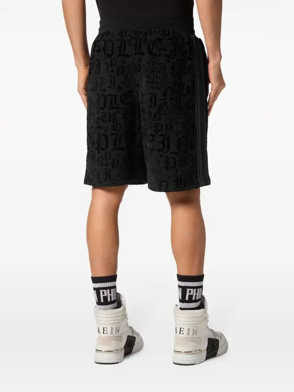 Philipp Plein Gothic Plein-print Track Shorts