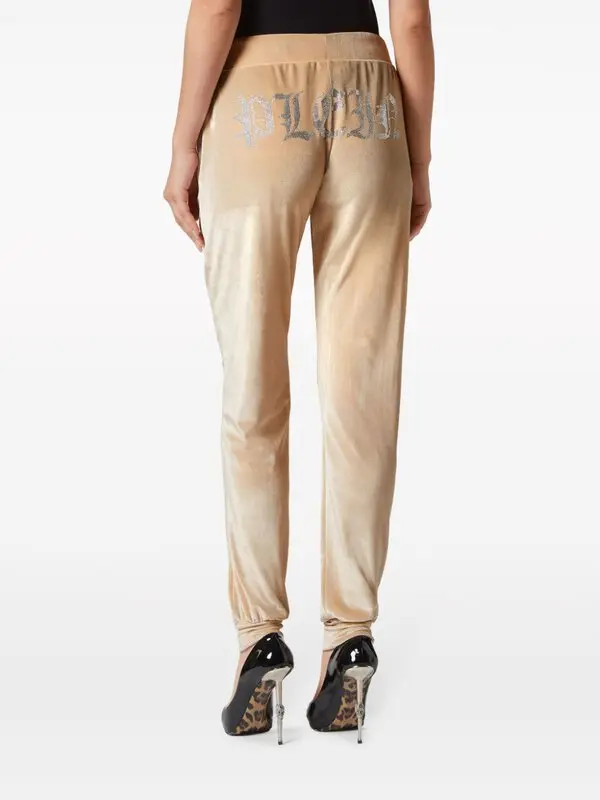 Philipp Plein Gothic Velour Track Pants