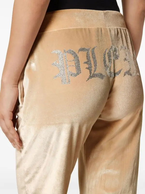 Philipp Plein Gothic Velour Track Pants