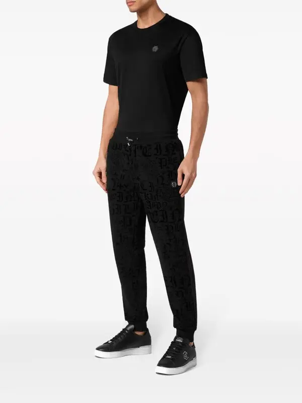 Philipp Plein Gothic-print Drawstring-waist Track Pants