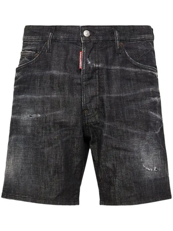 Dsquared2 Distressed Denim Shorts