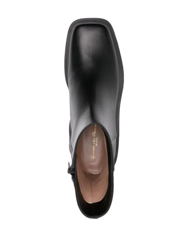 GIANVITO ROSSI Square-toe Leather Boots