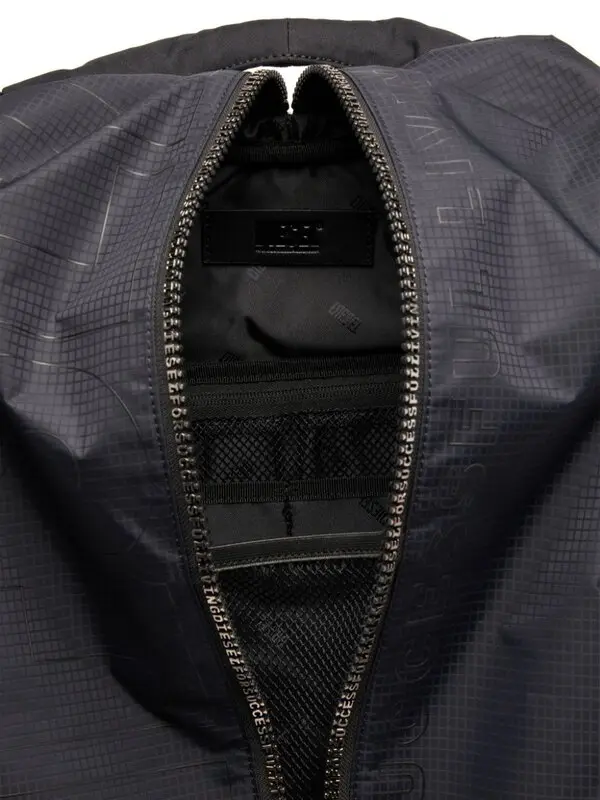 DIESEL® Zip-d Ripstop Zipped Backpack - Black