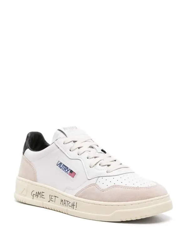 AUTRY Medalist Lace-up Sneakers - White