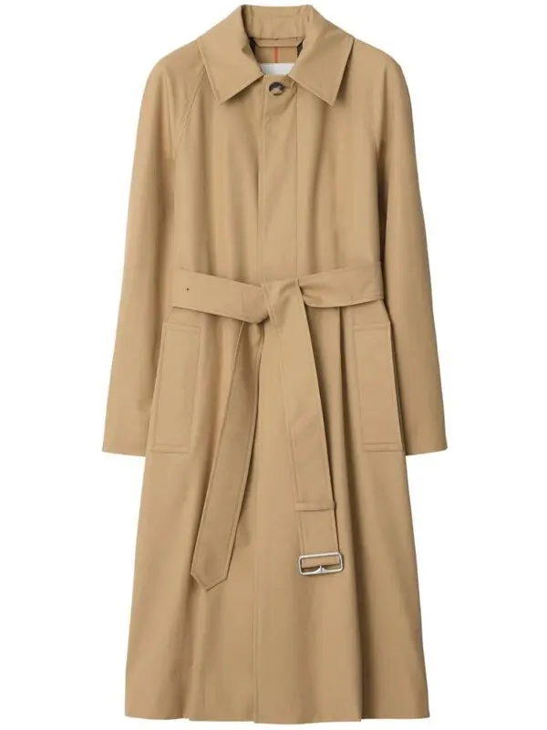 Burberry Long Gabardine Car Coat