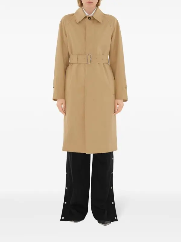 Burberry Long Gabardine Car Coat