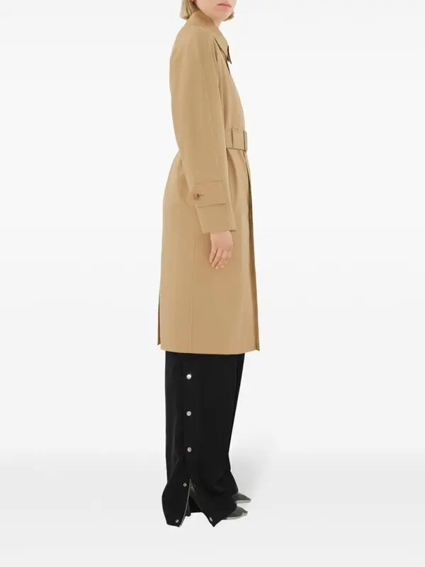 Burberry Long Gabardine Car Coat