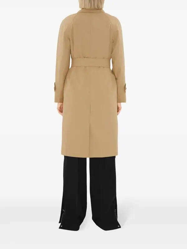 Burberry Long Gabardine Car Coat