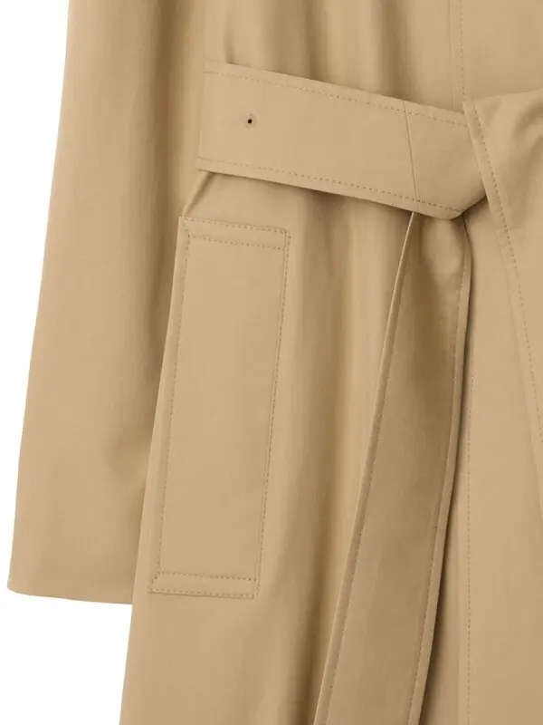Burberry Long Gabardine Car Coat