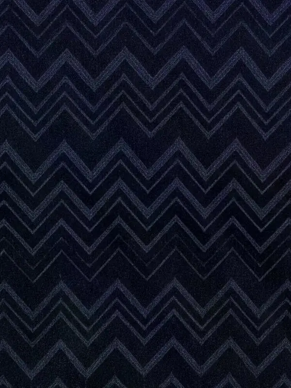 Missoni Chalk Cotton Hooded Bathrobe - Blue