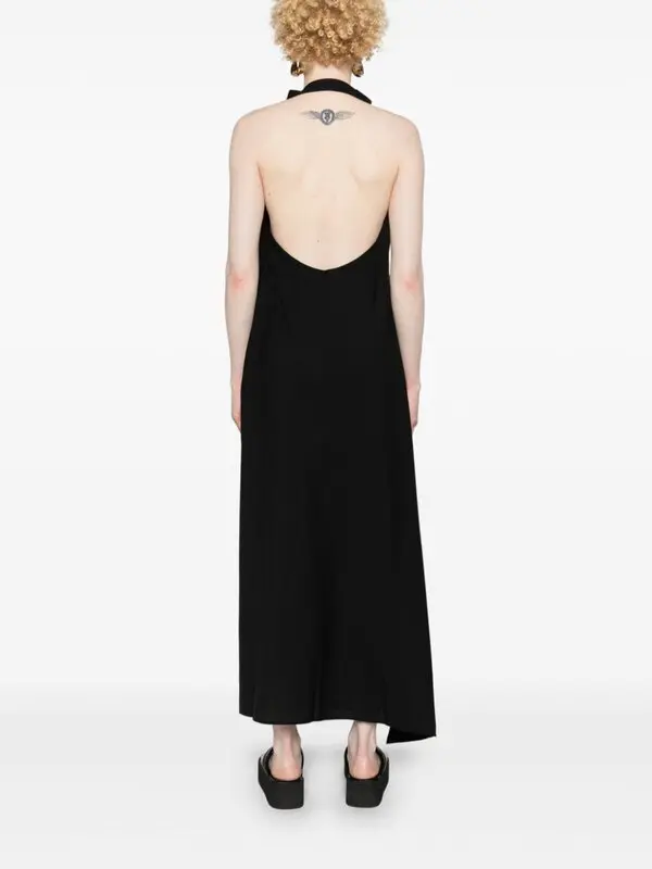 RÓHE Halterneck Virgin Wool Maxi Dress