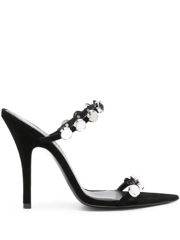 Attico Venus 105mm Suede Sandals