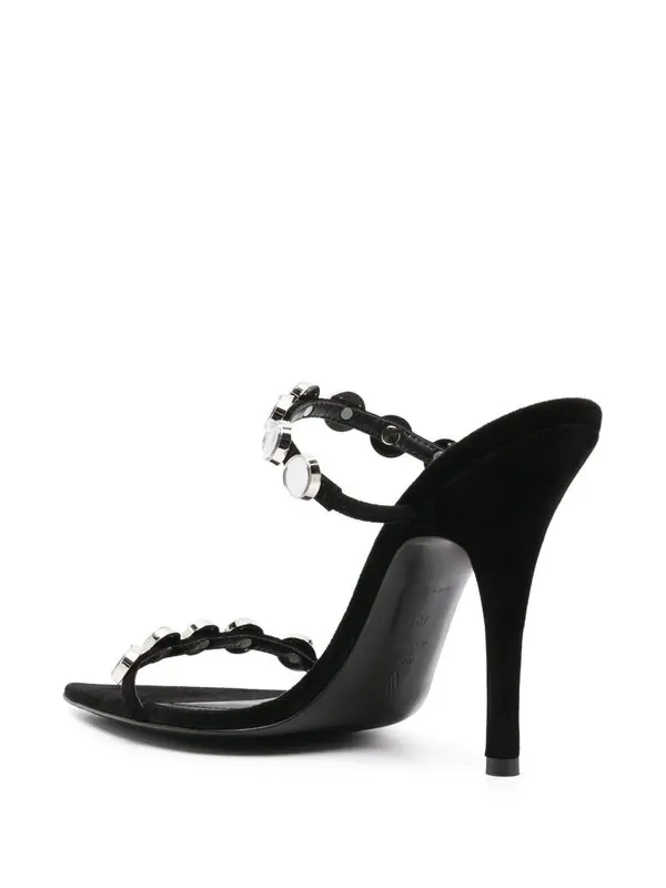 Attico Venus 105mm Suede Sandals