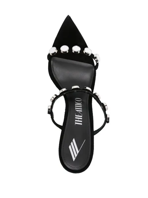 Attico Venus 105mm Suede Sandals