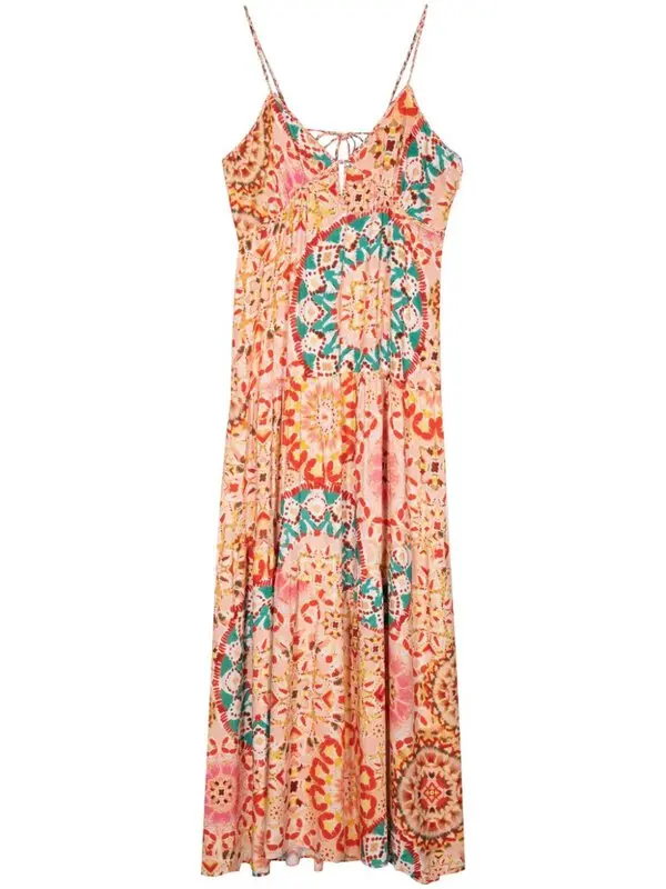 Ba&sh Lamia Graphic-print Maxi Dress