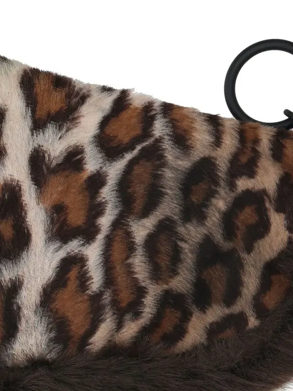 INNERRAUM Faux-fur Leopard Shoulder Bag