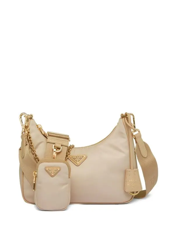 Prada Re-edition 2005 Shoulder Bag - Neutrals