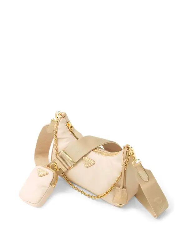 Prada Re-edition 2005 Shoulder Bag - Neutrals