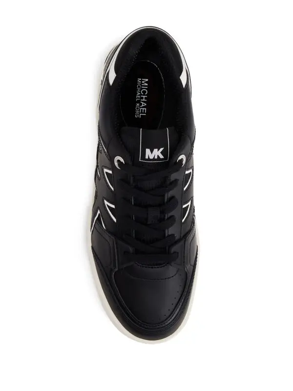 Michael Kors Rebel Lace-up Sneakers - Black