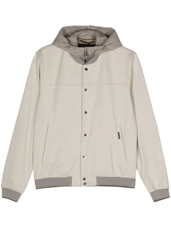 MOORER Darren-jk Bomber Jacket - Neutrals