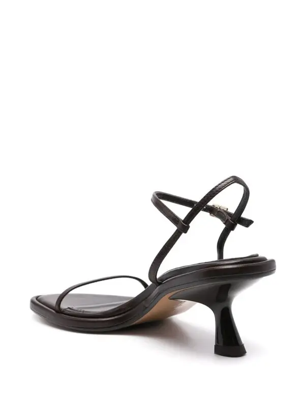 SOULIERS MARTINEZ 55mm Ivone Leather Sandals